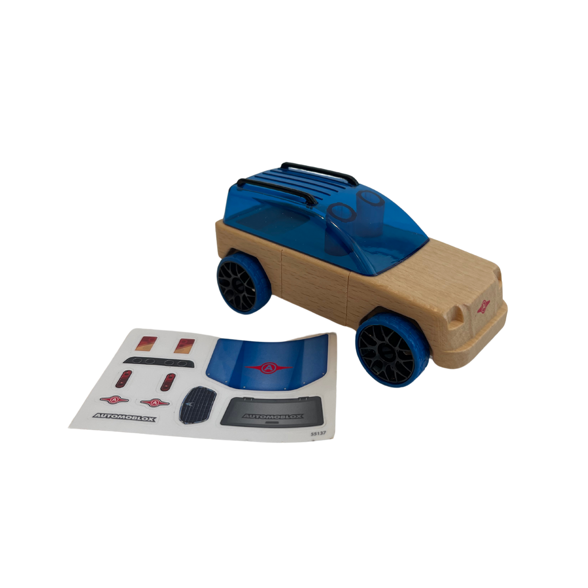 Wooden Play Car - X11 Rivet - سيارة خشبية – Pinocchio World