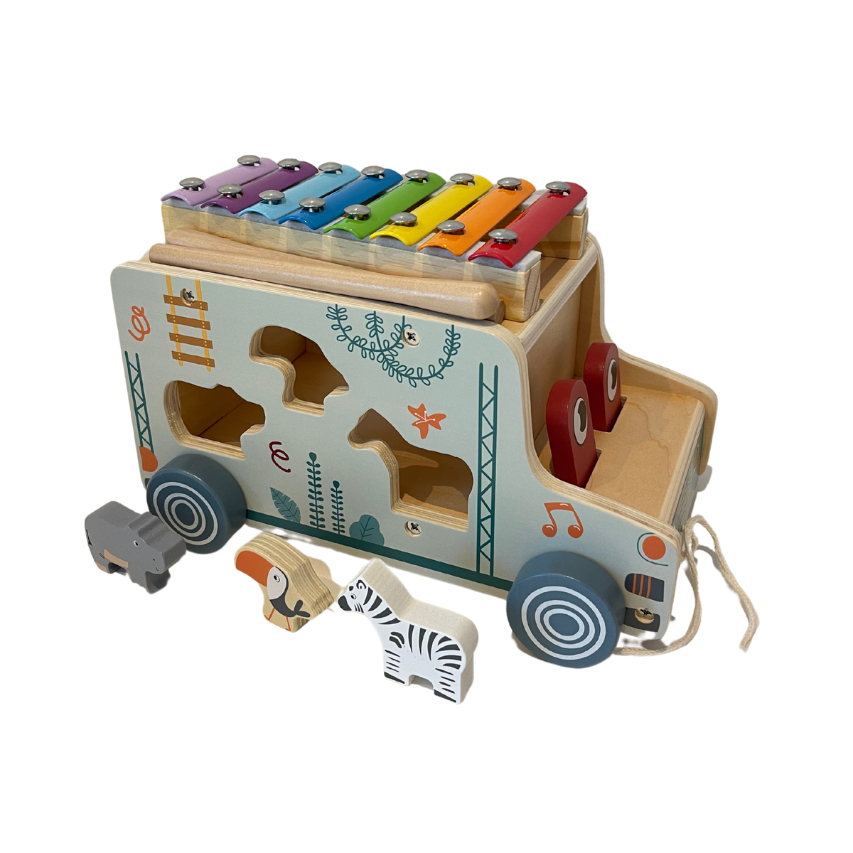Musical Car with Animals - لعبة سيارة موسيقية – Pinocchio World