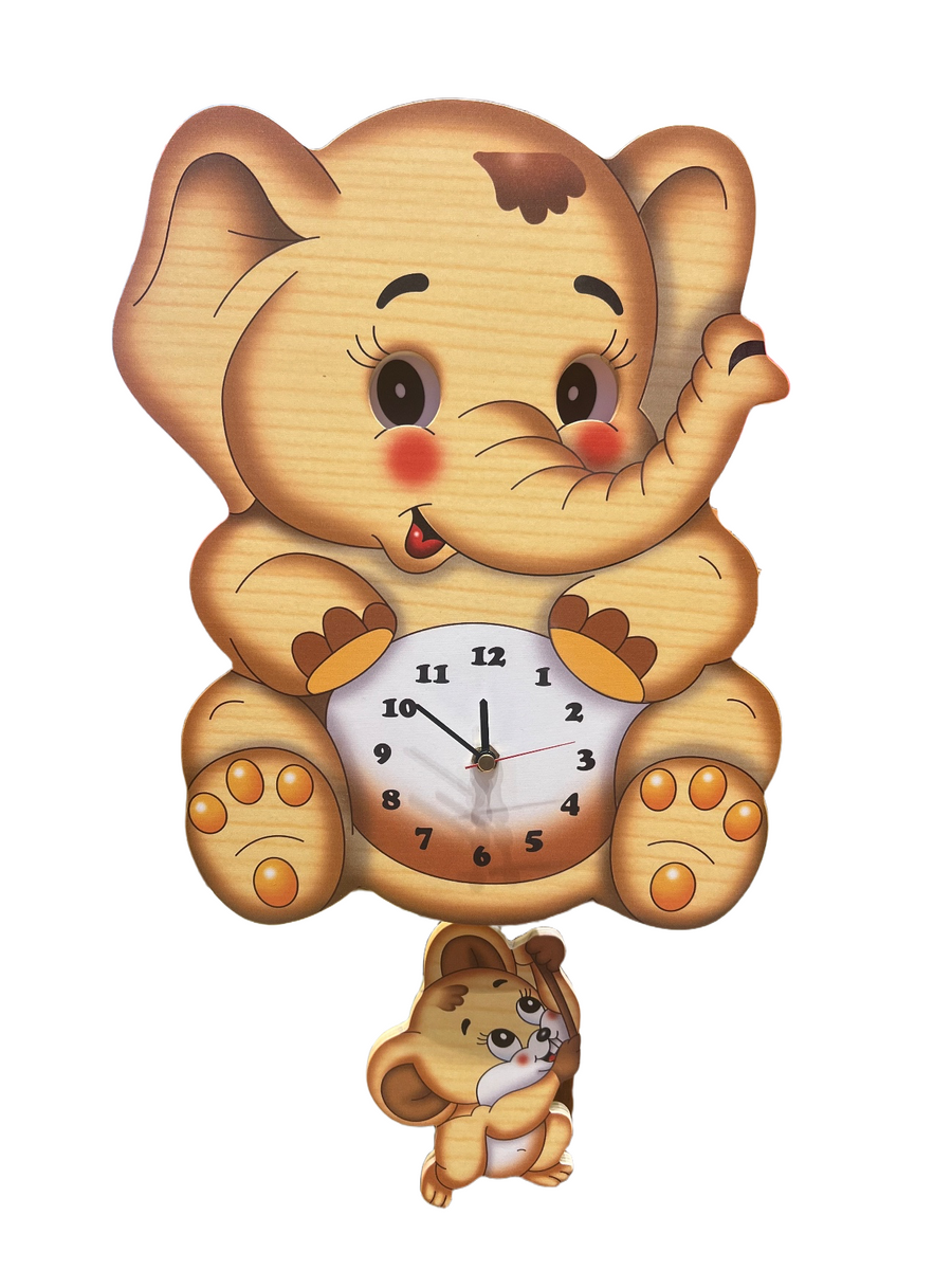 Moving Eye Elephant Clock - ساعة الفيل بعين متحركة – Pinocchio World